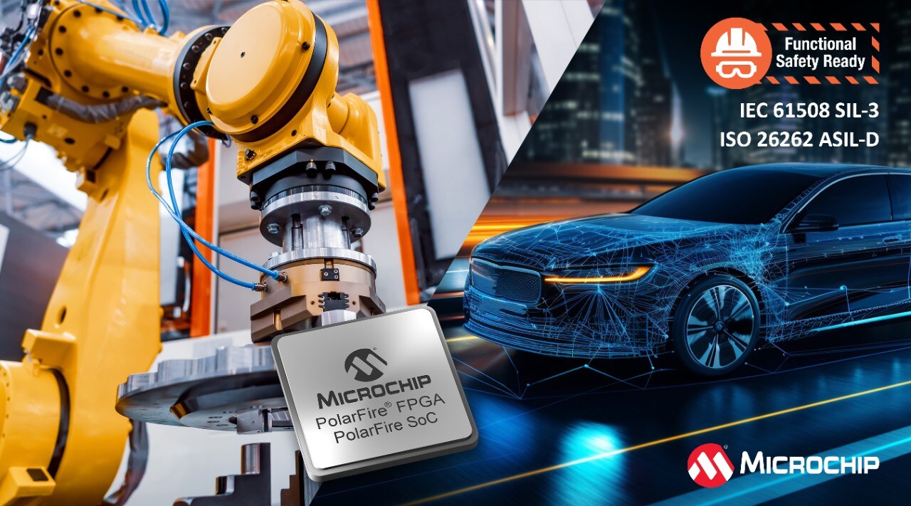 Microchip Technology Receives TÜV Rheinland Certification for Libero