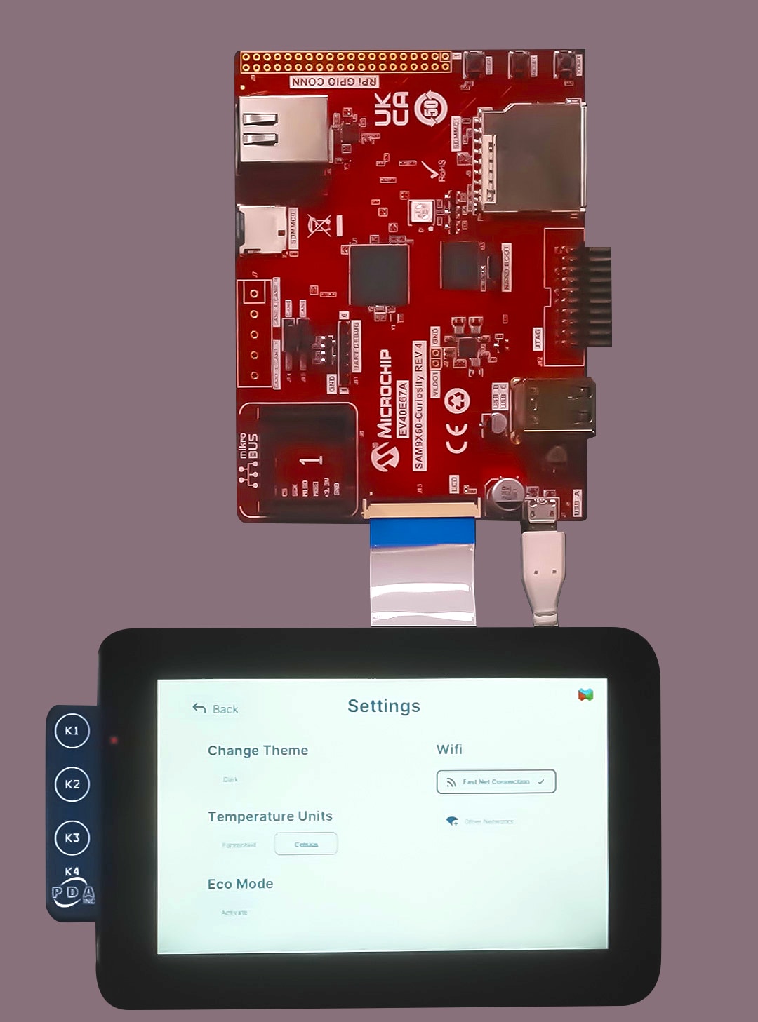 Low-Cost WVGA Graphics with maXTouch Demonstration Application