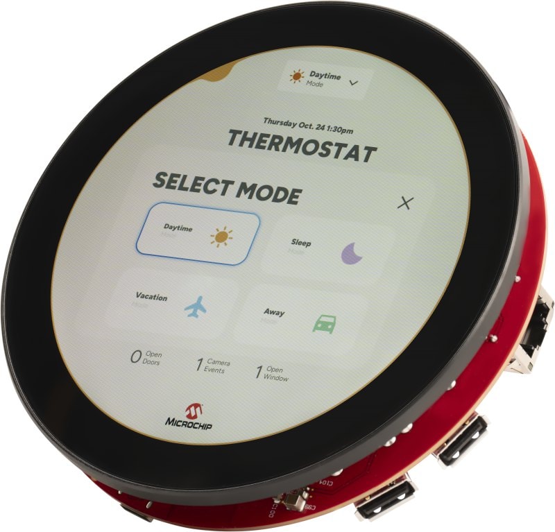 Round Display Home Automation HMI Demonstration Application