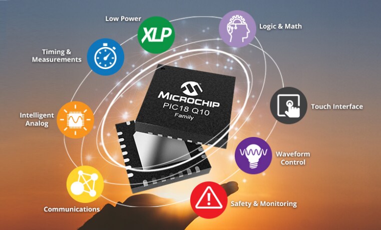 Advanced Peripherals in Next-Generation PIC18-Q10 MCUs | Microchip Technology