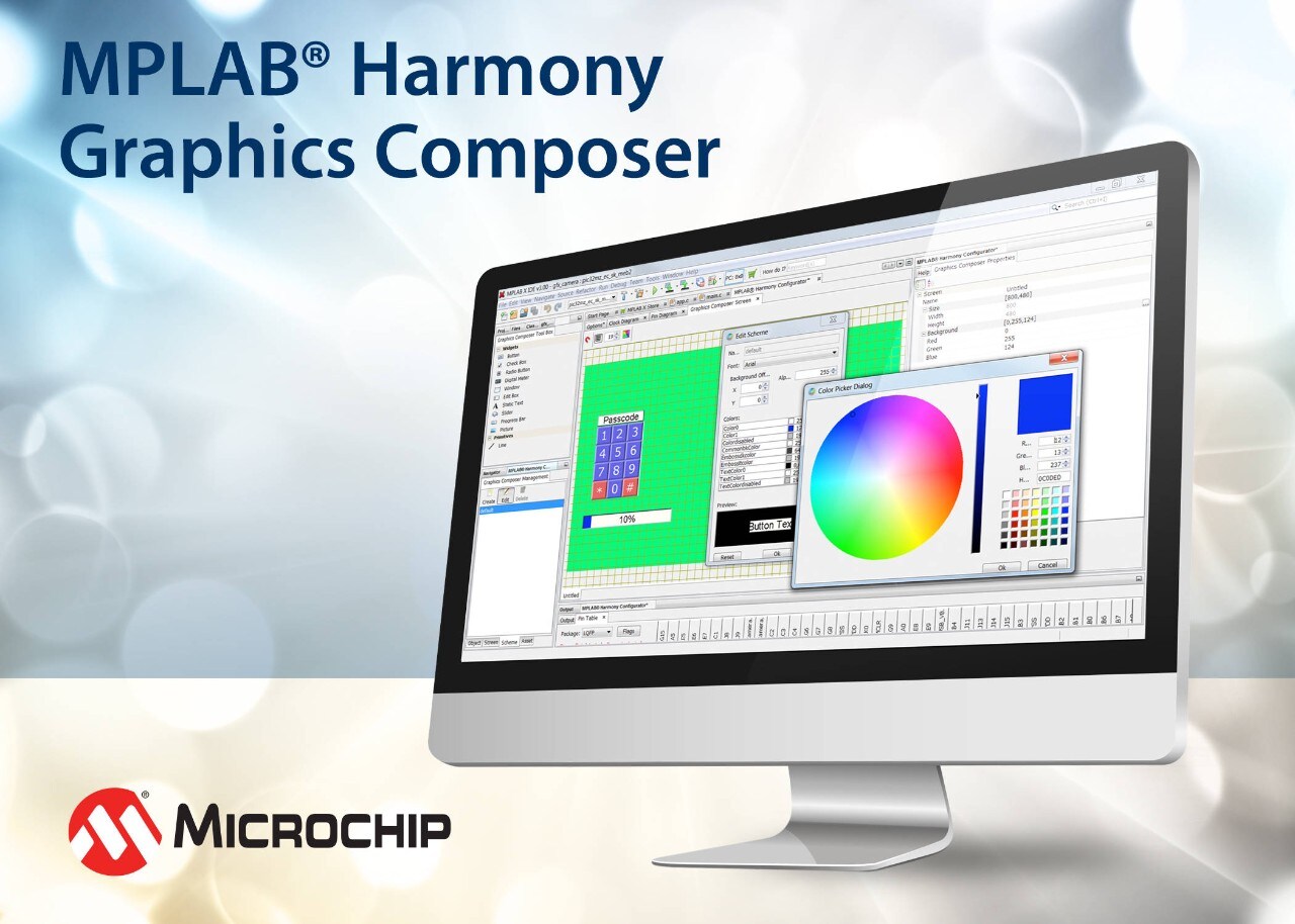Microchip Announces Graphical User Interface Composer Tool For Mplab